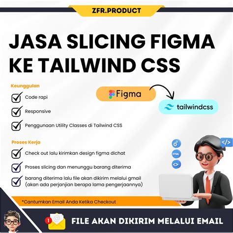jual jasa slicing figma ke tailwind css shopee indonesia