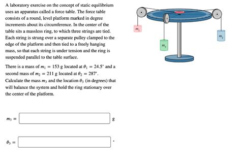 Solved M A Laboratory Exercise On The Concept Of Static Chegg