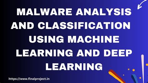 Malware Detection Using Machine Learning And Deep Learning Project Machinelearningproject Youtube
