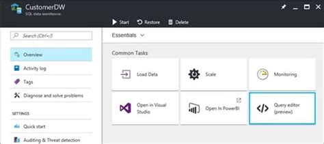 Query Editor Preview In Azure Portal Data Awareness Datatype