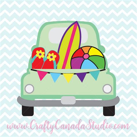 Summer Truck Svg 57 Chevy Svg Summer Svg Cricut Svg Svg Etsy