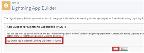 App Builder For Lightning Experience Infallibletechie
