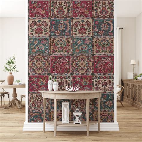 Block Pattern Wallpaper Myindianthings