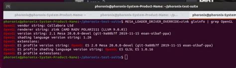 Zink Benchmarks Mesa Opengl Running Over Vulkan Phoronix