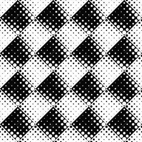 Premium Vector Abstract Seamless Monochrome Circle Pattern Background