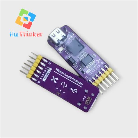 Jual WeAct USB Logic Analyzer DLA Mini 24Mhz 8ch 8 Ch Channel Debug Kota Surabaya Hwthinker