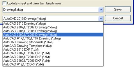AutoCAD Save Options CADDManager Blog