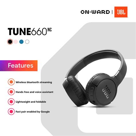 Jbl Tune Nc Wireless On Ear Active Noise Cancelling Headphones Shopee Philippines