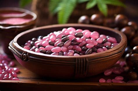 Premium Photo Ruby Chocolate Covered Coffee Beans