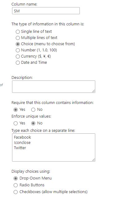 solved patch function on choice button to submit to sp li power