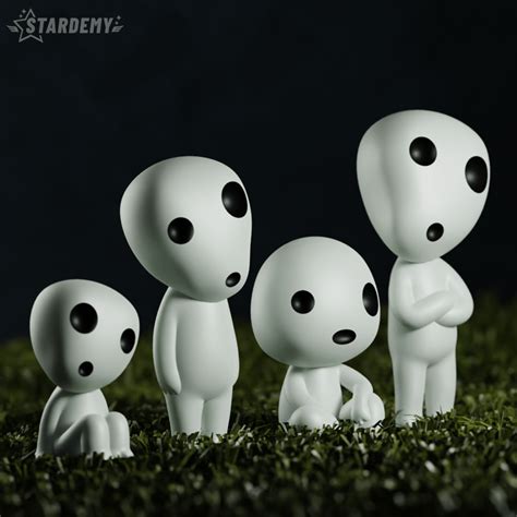 👸 Kodama 4 Models Miniatures Princess Monoke Hime・ 3d File For 3d Printing・cults