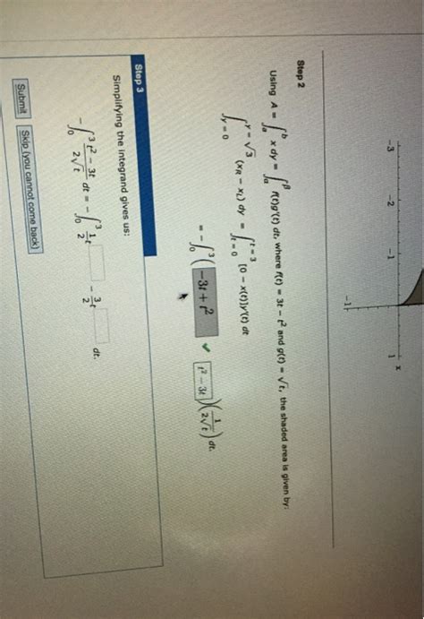 solved find the area enclosed by the curve x 3t y vt and