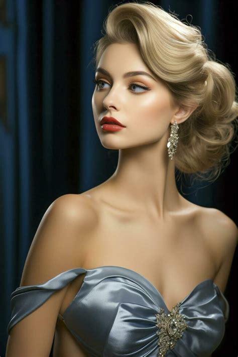 Portrait Of Most Beautiful Woman Professional Fashion Model Posing For