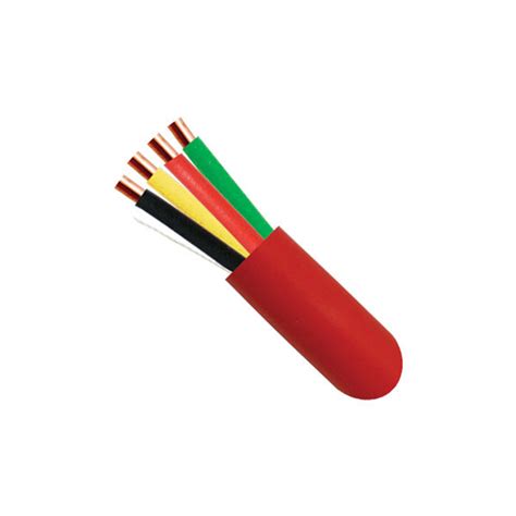 22 4 Solid Fire Alarm Cable Unshielded Fplr Riser 500ft Coil Pack Red 315 224 R 5 Rdcp