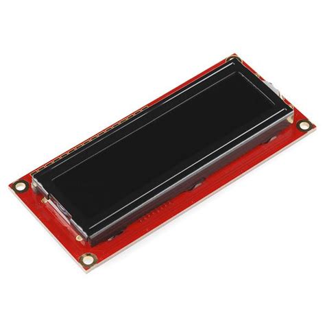 basic 16x2 character lcd white on black 5v opencircuit