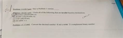 solved problem l a 0 5 pnd this is problem 1 version
