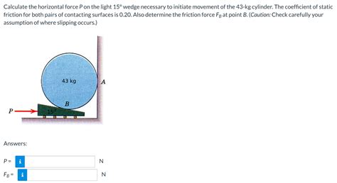 calculate the horizontal force p on the light 15∘