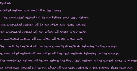 Software Engineering Cafe Annotations In Testng And Advantages Software Engineering Cafe Annotations In Testng And Advantages