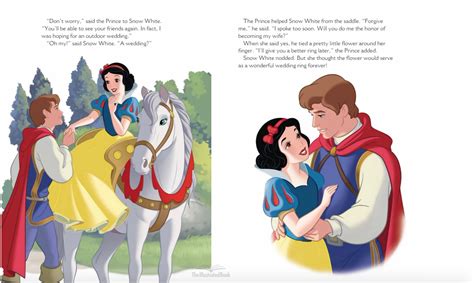 The Prince Proposes To Snow White In Marriage From Snow Whites Royal Wedding Snow White
