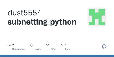 Github Dust555subnettingpython