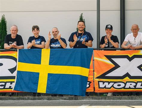 The Swedish Team Cheering For Alex Von Elling Racing