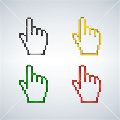 Pixel Hand Icon At Vectorified Collection Of Pixel Hand Icon Free For Personal Use