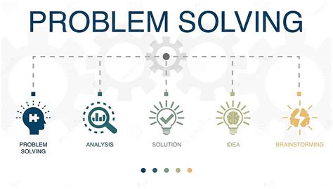 Problem Solving Analysis Solution Stock Vector Illustration Of Element Design 263951122