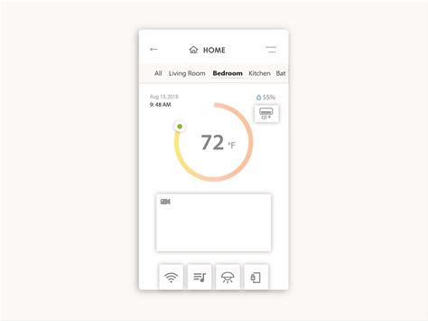 Dribbble 21 Home Monitoring Dashboard  By Sunnie Liu