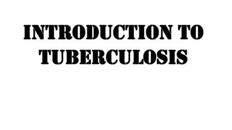 Tb Powerpoint Ppt Tb Powerpoint Ppt