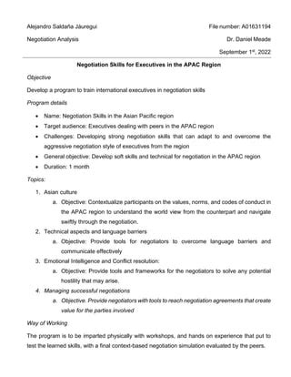 Negotiation Skills For Executives Pdf