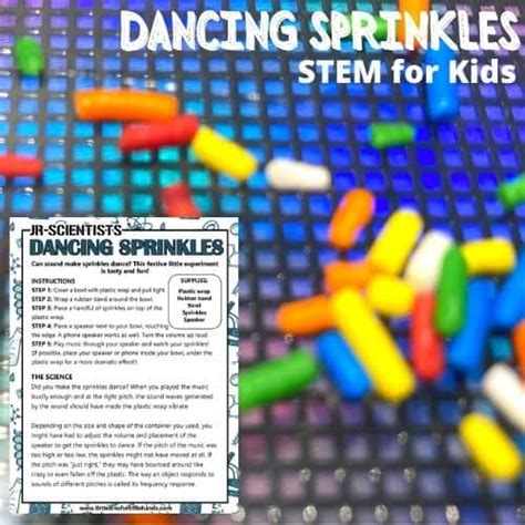 Dancing Sprinkles Sound Wave Experiment