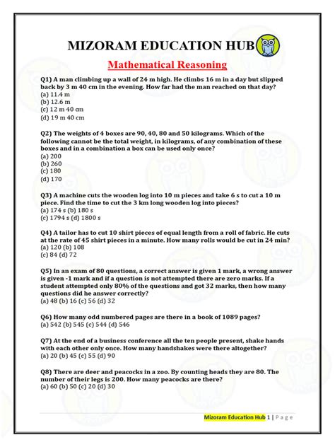 mathematical reasoning pdf