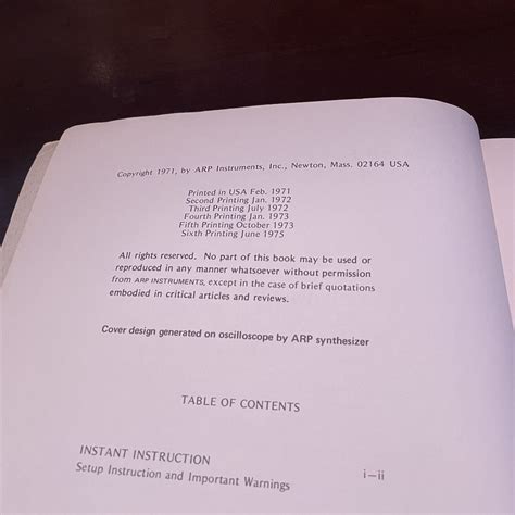 Matrixsynth The Arp Synthesizer Series 2600 Owners Manual 1971