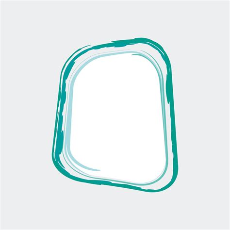 A Simple Abstract Shape Resembling A Rounded Rectangle Or An Organic