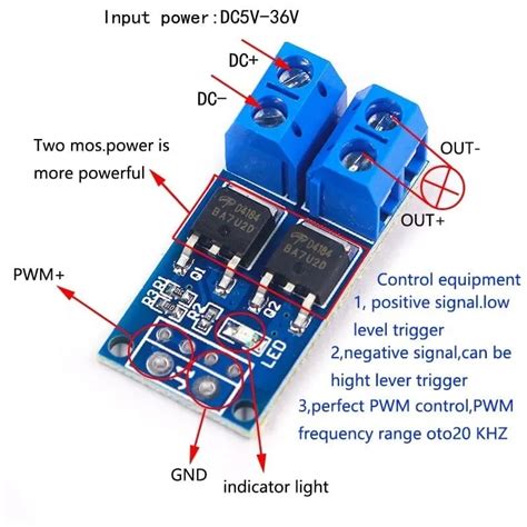 A W D MOSFET Trigger Switch Drive Module In Pakistan