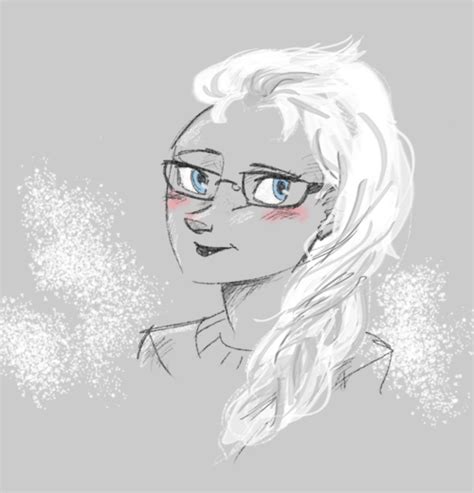 Elsa In Glasses~ By Maybelletea On Deviantart