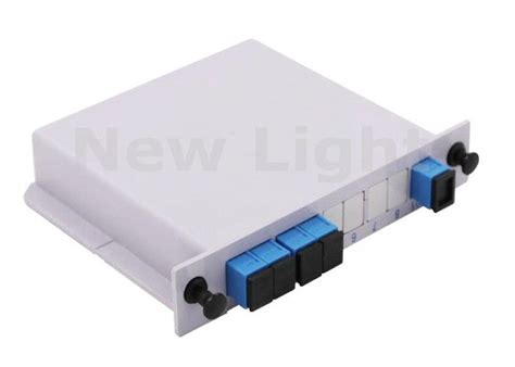 Planar Waveguide Type Fiber Optic Splitter Box 1x4 Plc Splitter With Sc