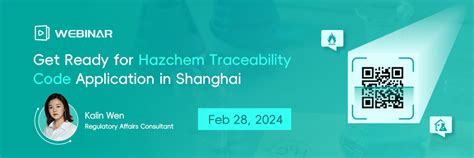 Shanghai Implements Hazchem Traceability Codes Chemlinked