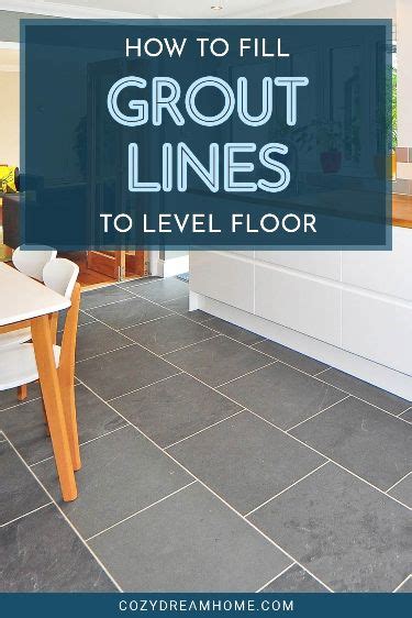 Leveling The Floor With Grout Lines