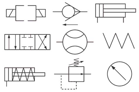 Hydraulic Valve Symbols Schematics