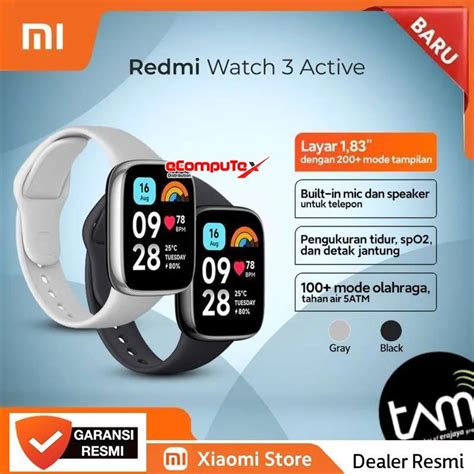 Jual Xiaomi Redmi Smart Watch Active Jam Tangan Pintar Mode