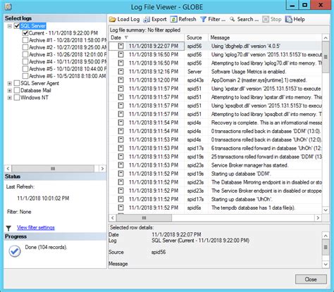 How To Analyze The Sql Server Error Log Mlakartechtalk
