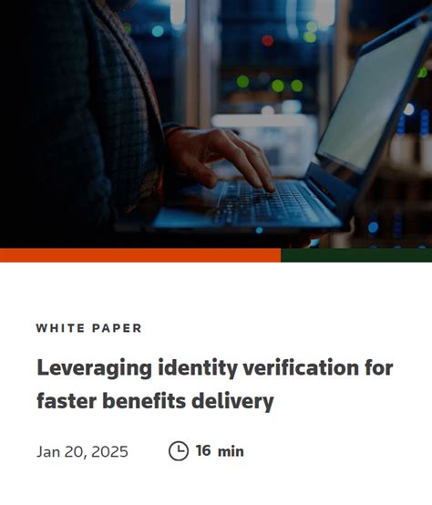 Secure Identity Verification For Government Agencies