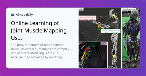 Online Learning Of Joint Muscle Mapping Using Vision In Tendon Driven Musculoskeletal Humanoids