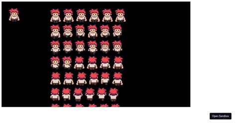 Distorted Sprites Forked Codesandbox