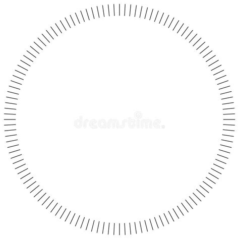 Circle Abstract Art Circular Shape For Decoration Circular Radial Lines Element Concentric