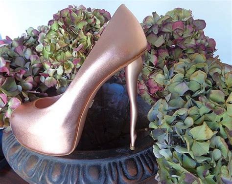 Dukas Classsic Silhouette Pink Gold Shoes Post