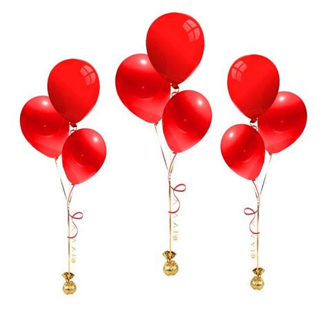 Красный шарик на прозрачном фоне Zefirka Club фото и картинки