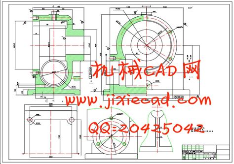 涡轮减速器箱体零件机械加工工艺和夹具设计【蜗轮蜗杆减速器箱体】【镗φ185 φ70孔】【钻3 M10底孔】【说明书 Ca 机械cad网 机械