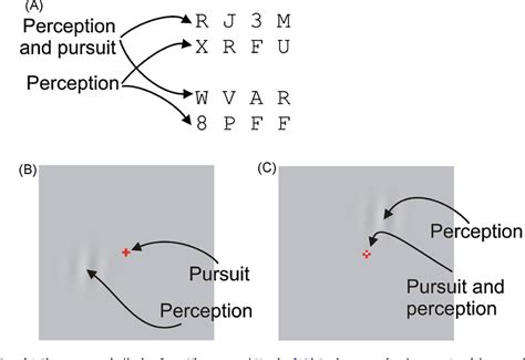 Figure 1 From Smooth Pursuit Eye Movements And Perception Share Target Selection But Only Some